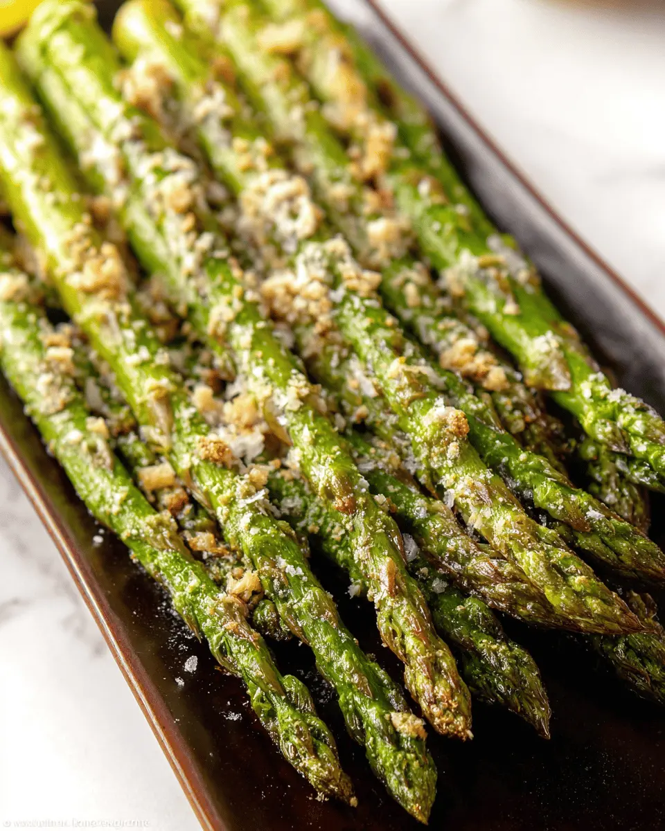 Garlic Parmesan Roasted Asparagus