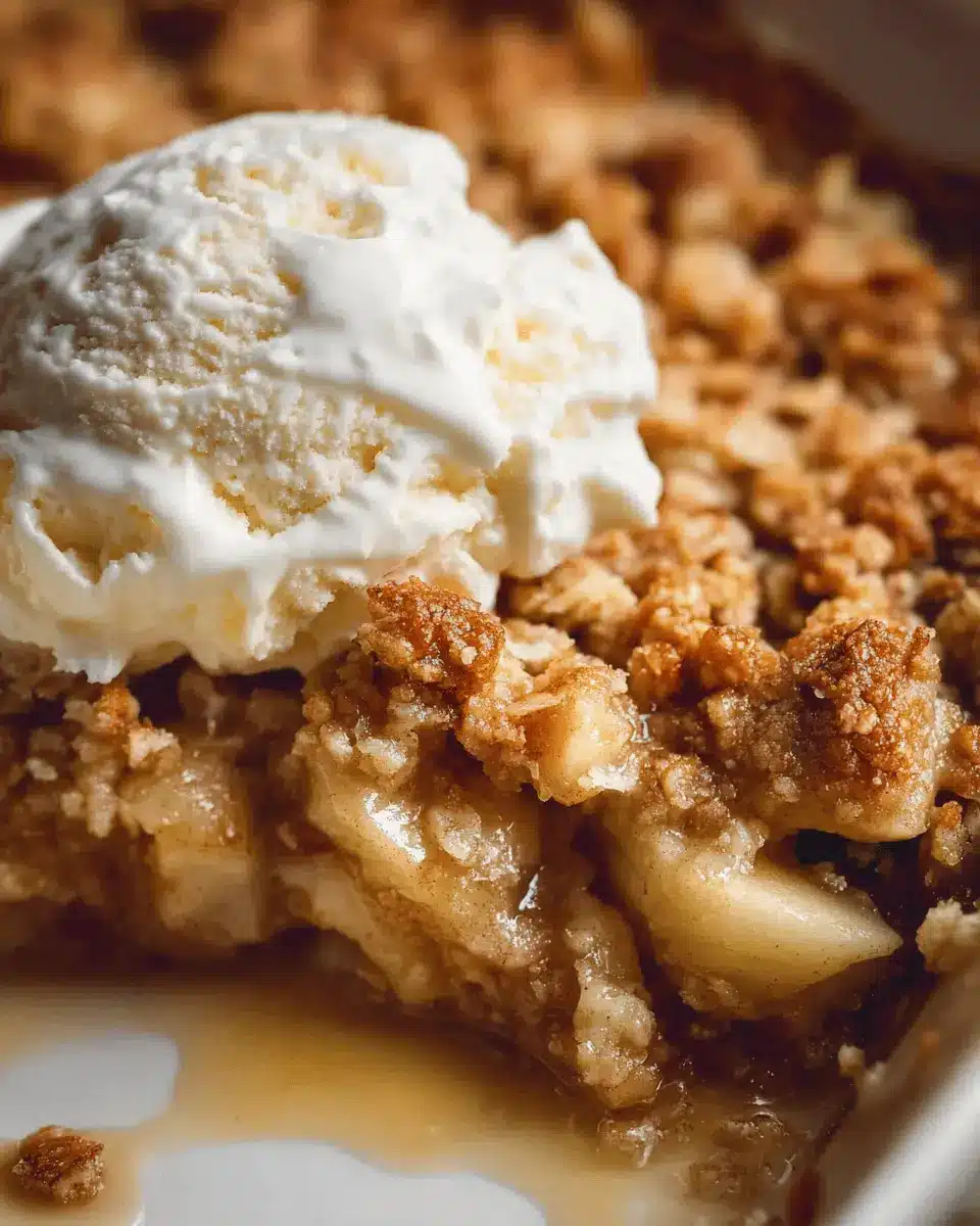 apple crumble