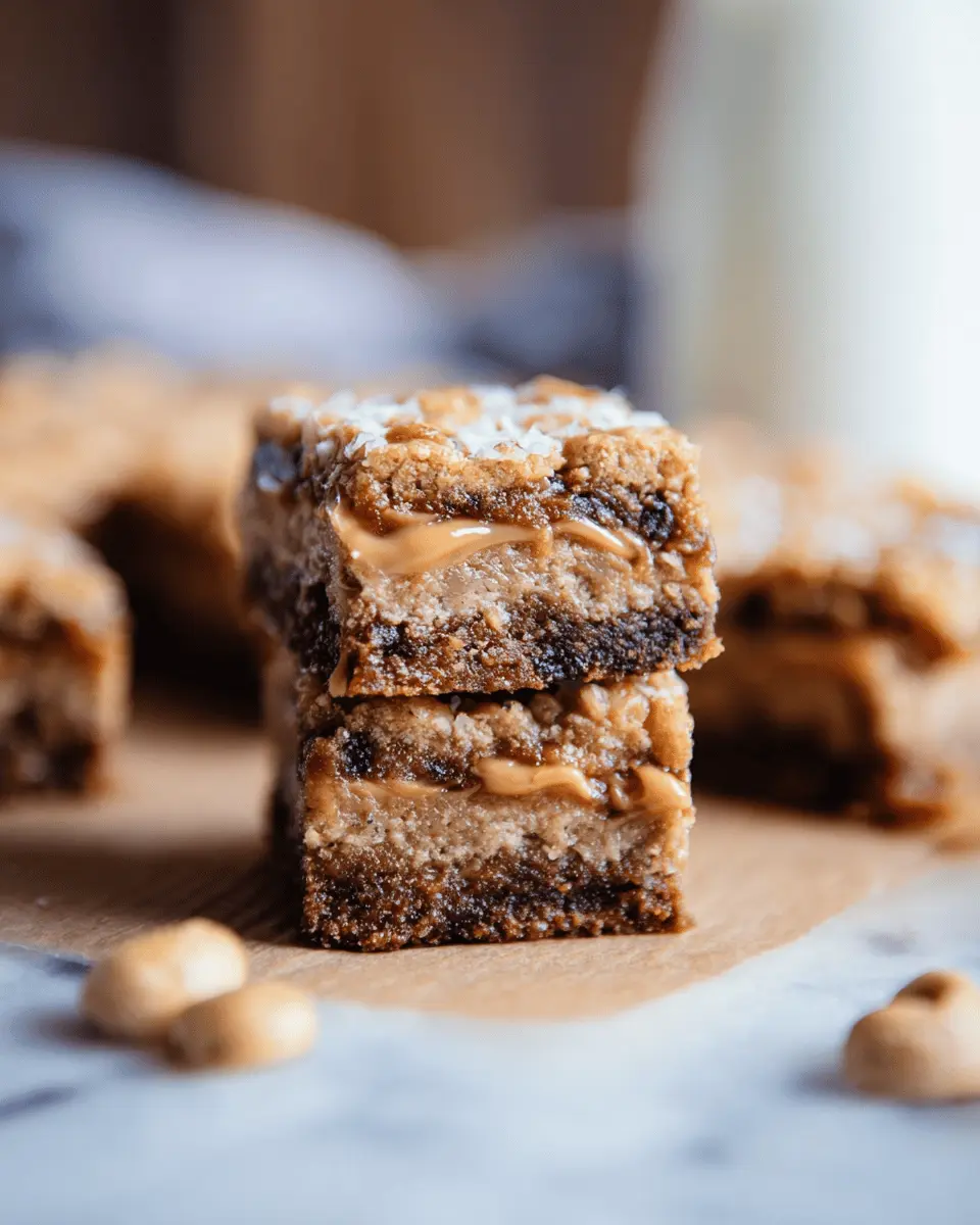 peanut butter banana bars