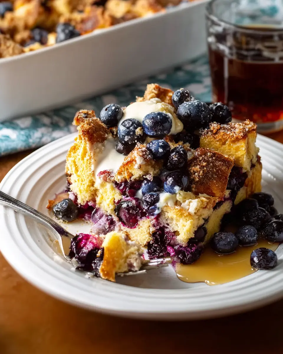 blueberry maple breakfast bake