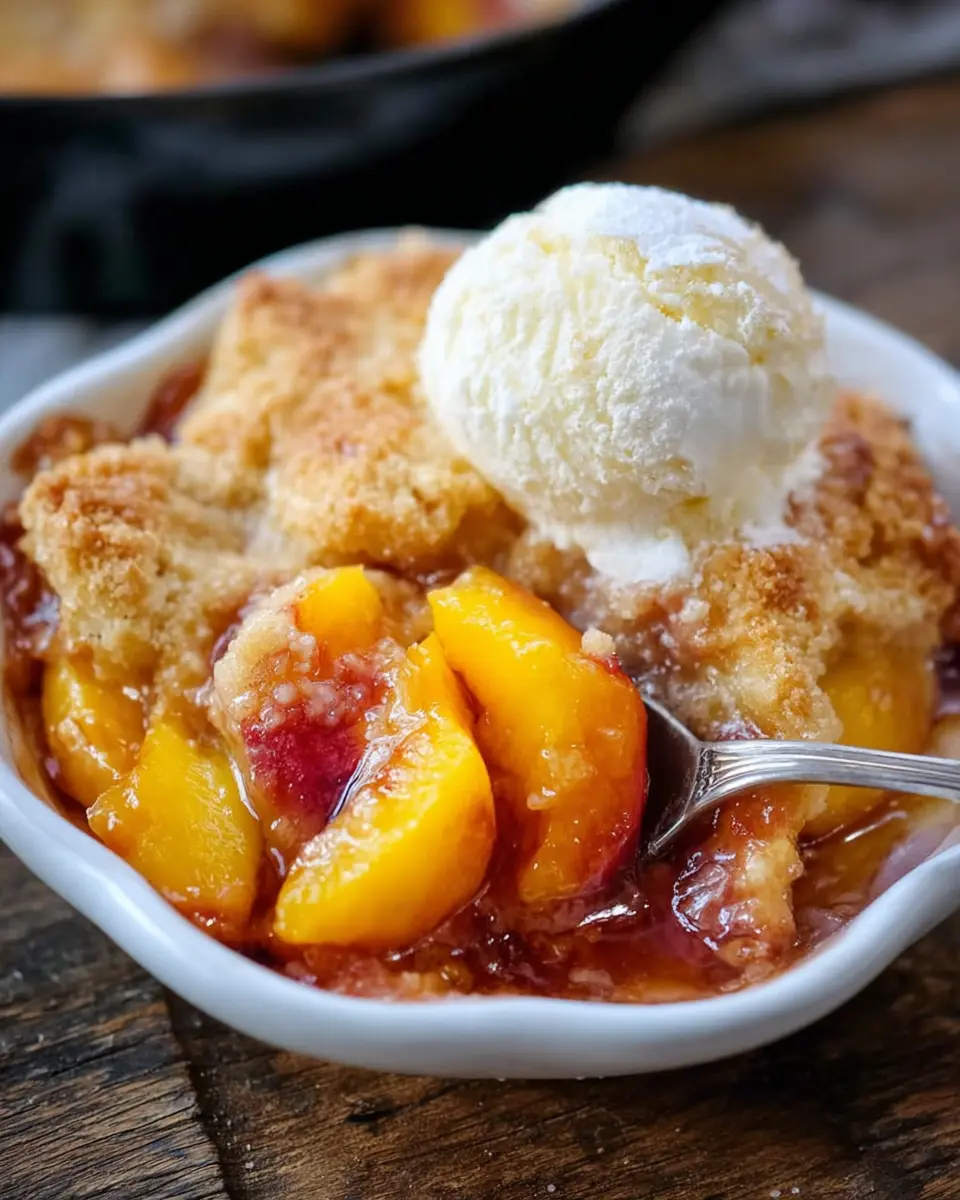 Southern Peach Cobbler