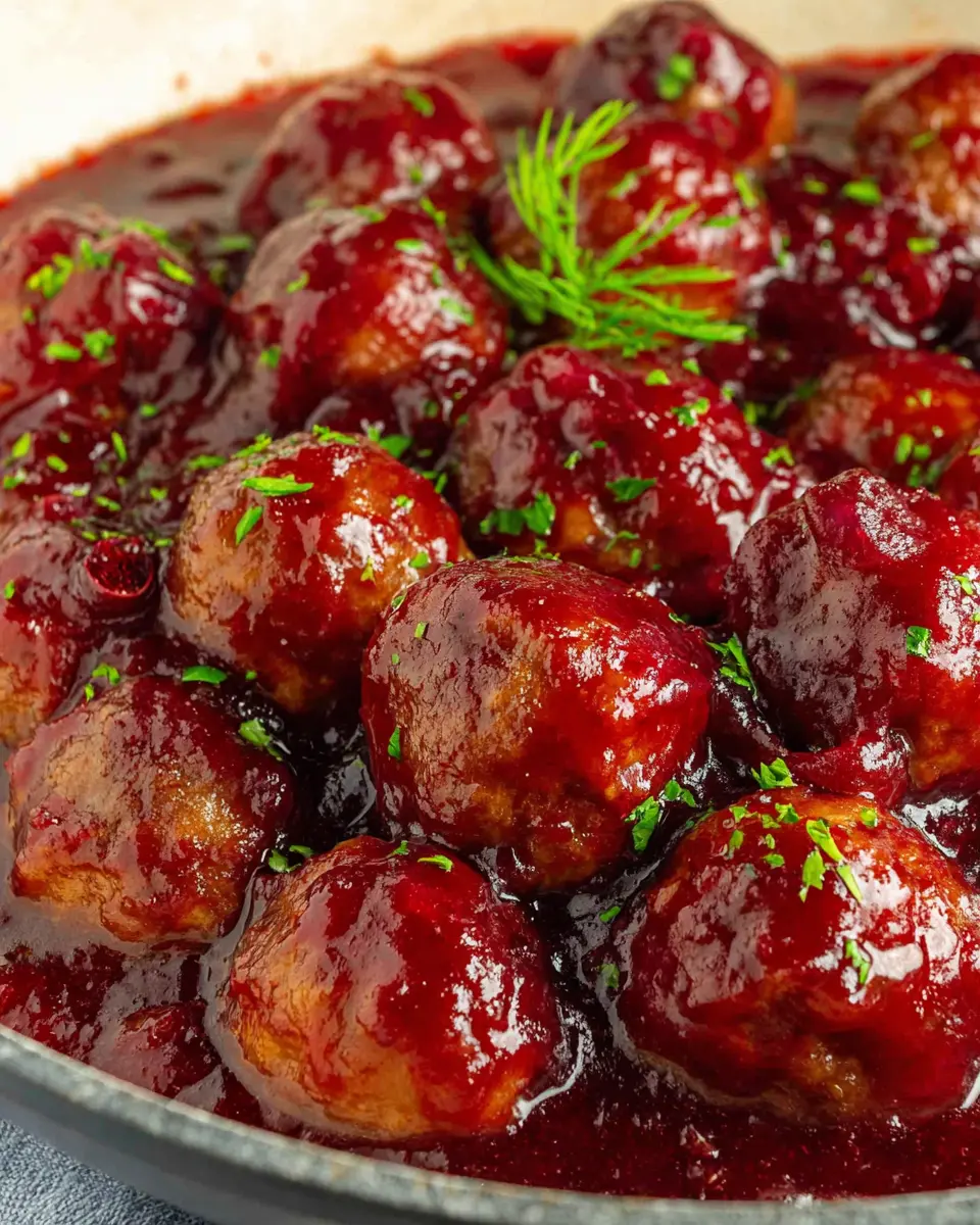 cranberry meatballs